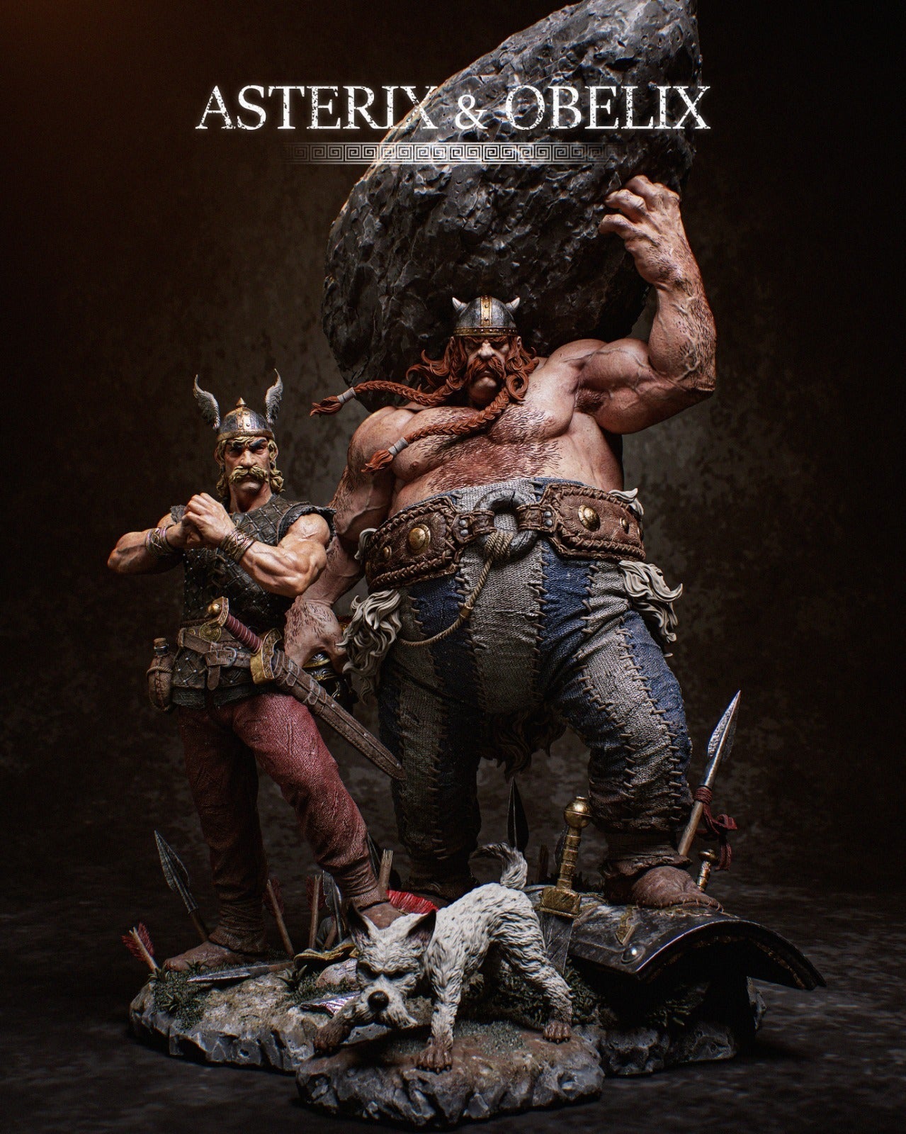 Asterix and Obelix Diorama – Stellar Forge